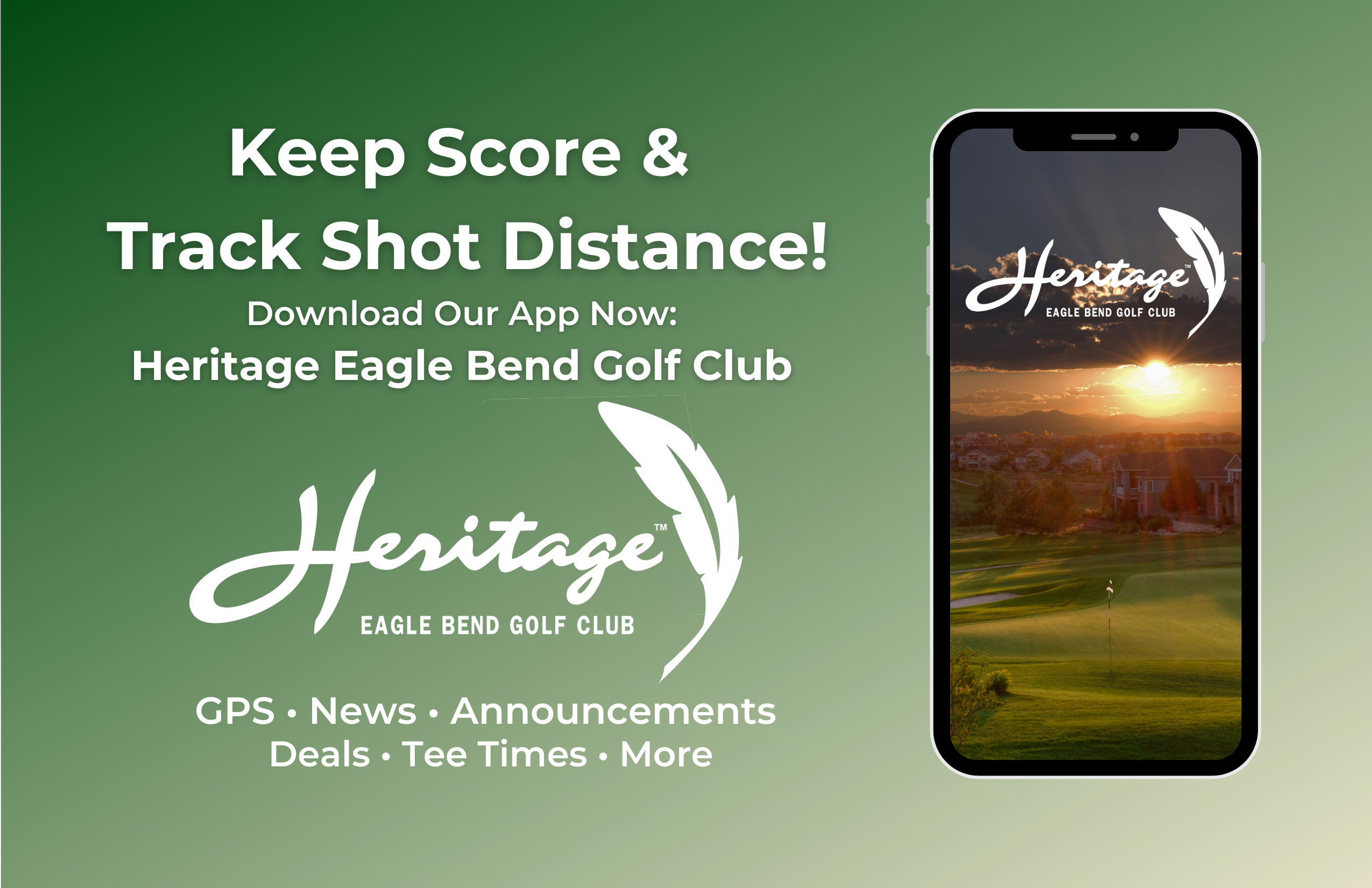Download the HEBGC App - Heritage Eagle Bend Golf Club